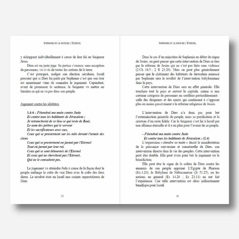 Le prophète Sophonie - Edition Foi et victoire